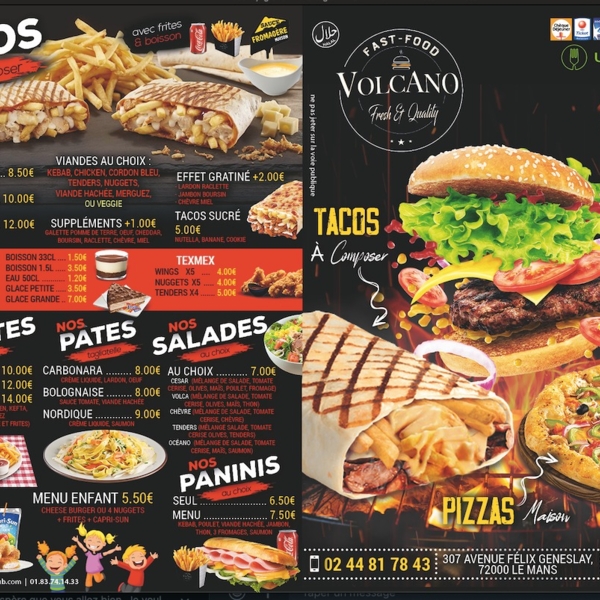 Vulcano Pizza Le Mans