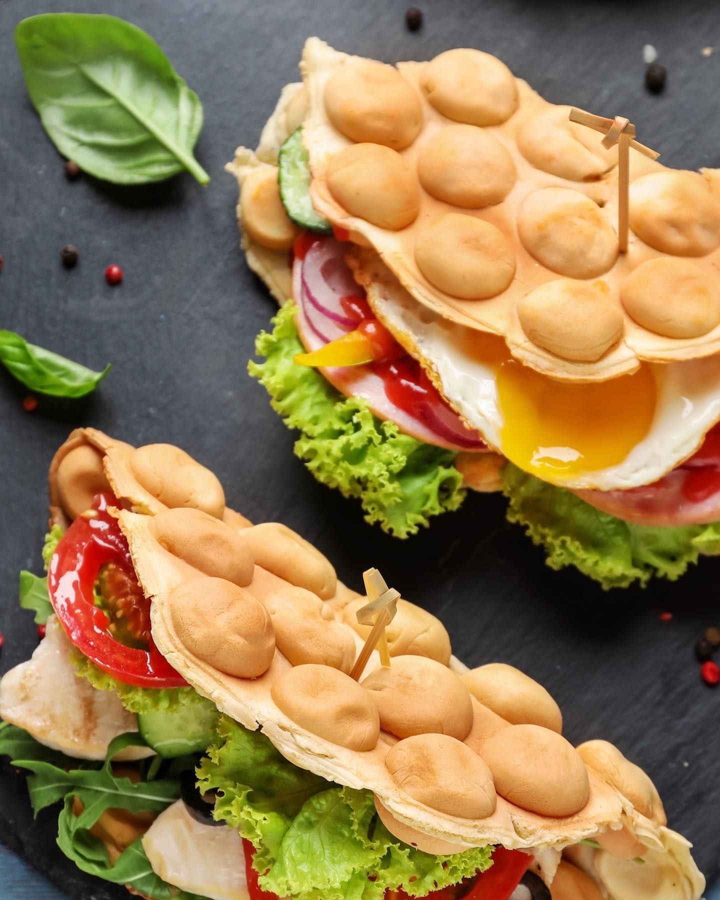 Nos bubble gaufres moelleuses et croustillantes à Laval