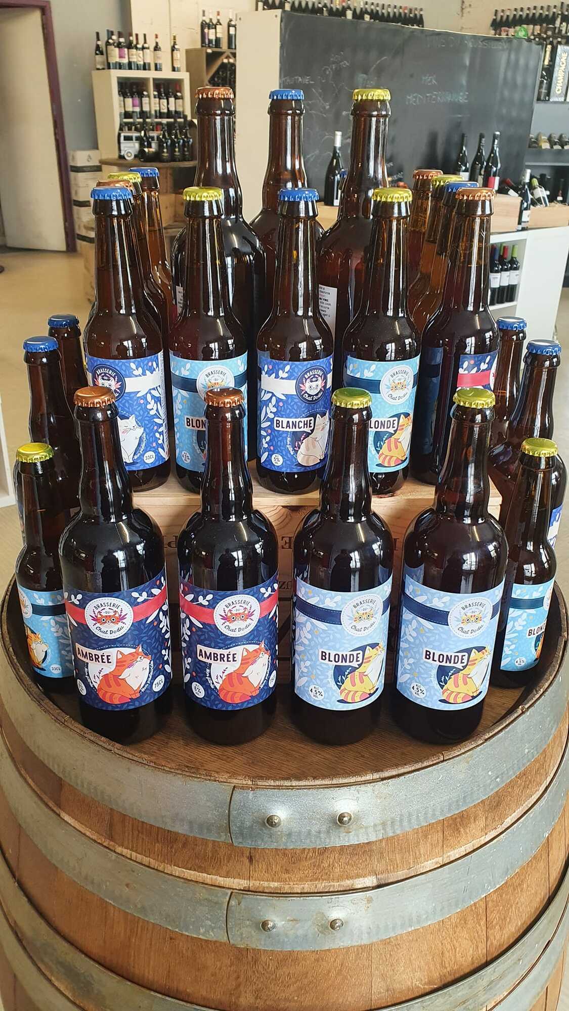 Vente de bières artisanales à Saint-Pardoux-Soutiers